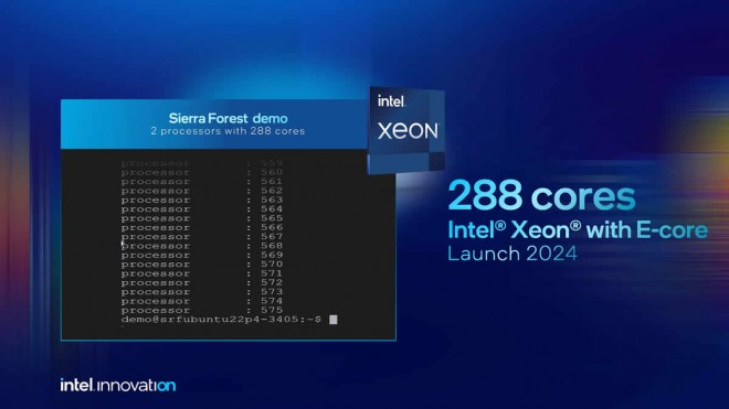 Xeon Sierra Forest : Intel place 288 E-cores dans un seul et même ...