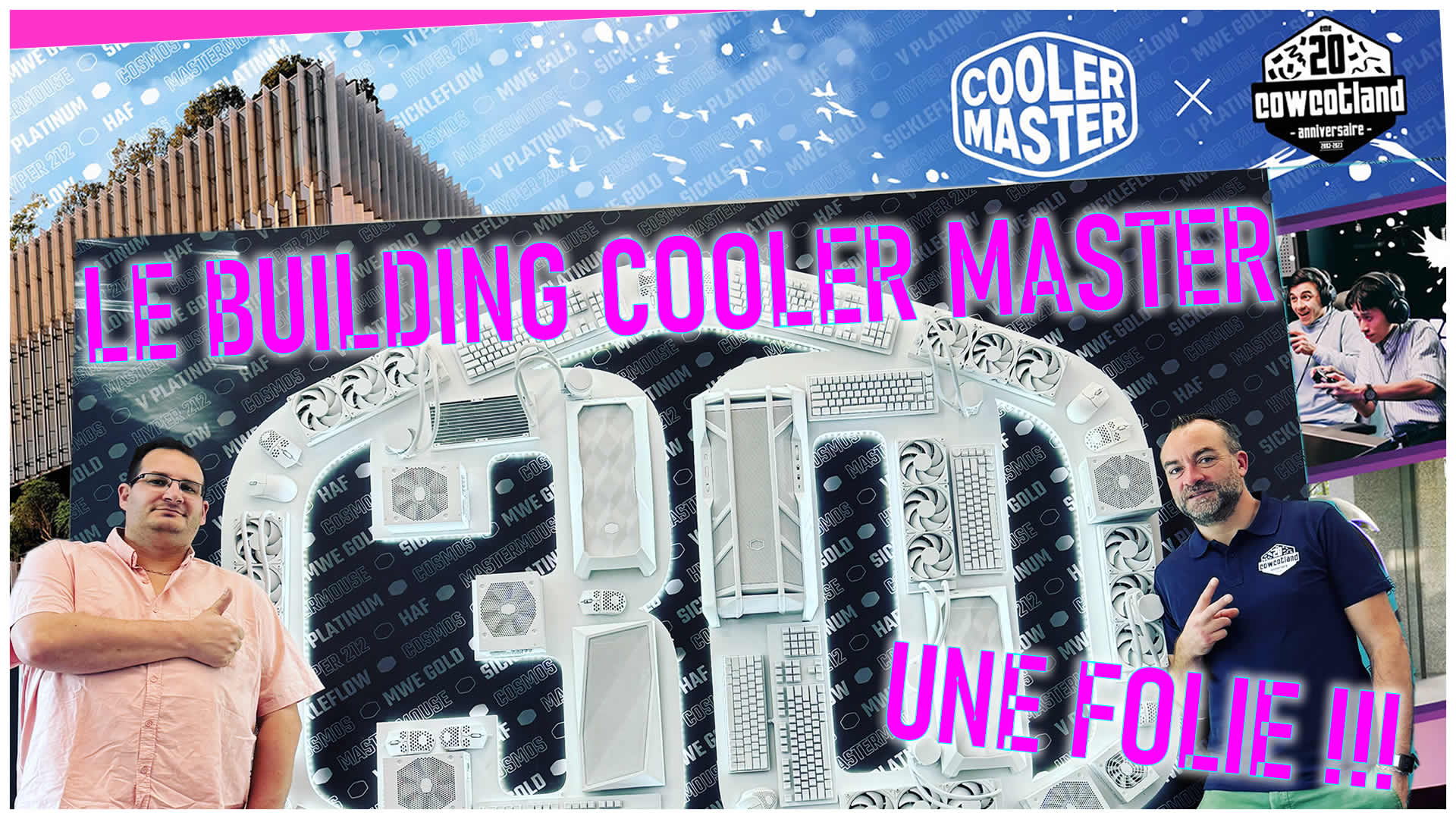 L'incroyable building COOLER MASTER à TAIPEI