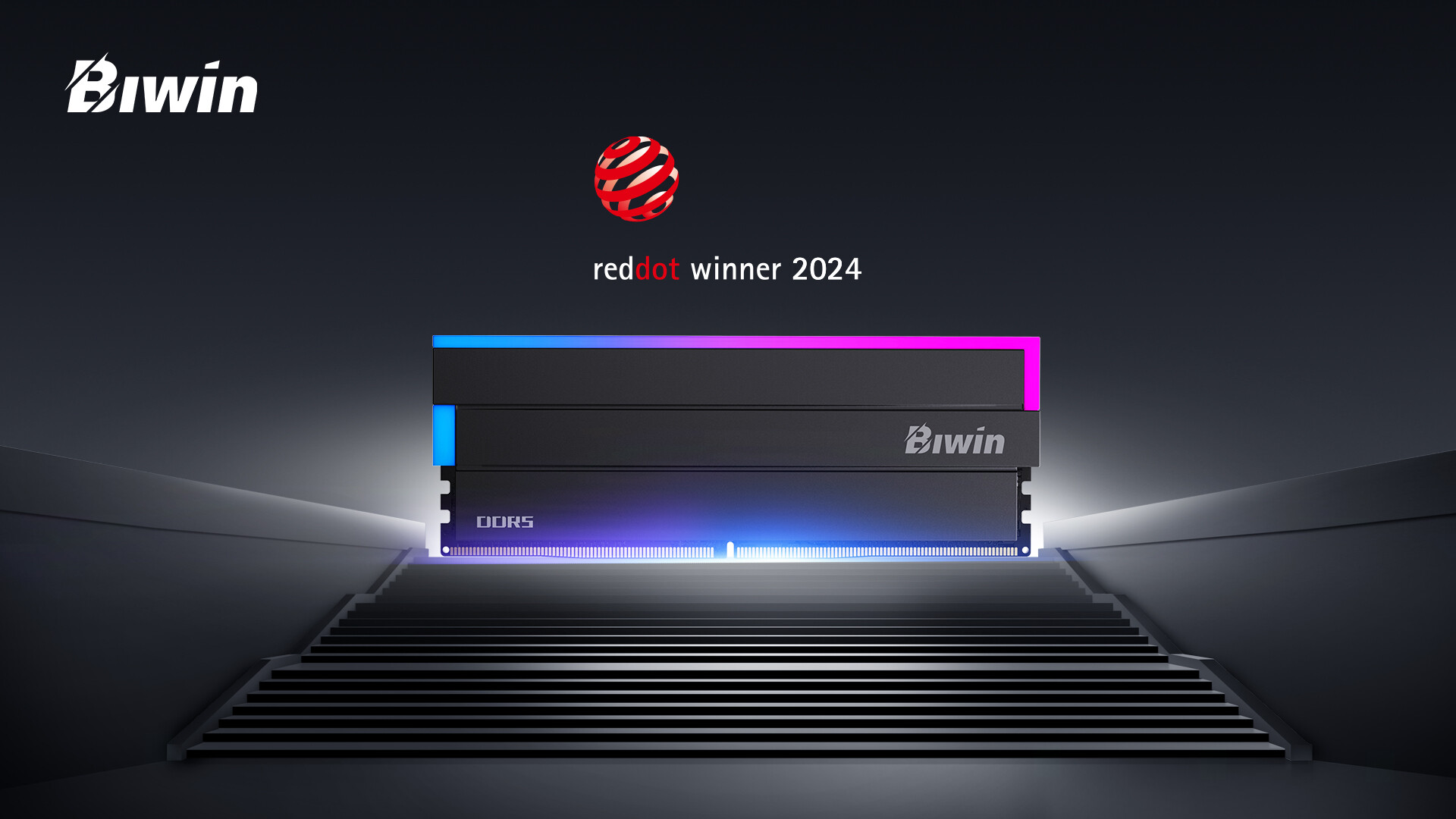 Biwin présente les DW100 RGB DDR5 9200 MT/s CL42