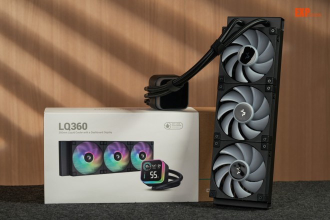 Watercooling AIO LQ de DeepCool, une autre façon d'afficher du monitoring