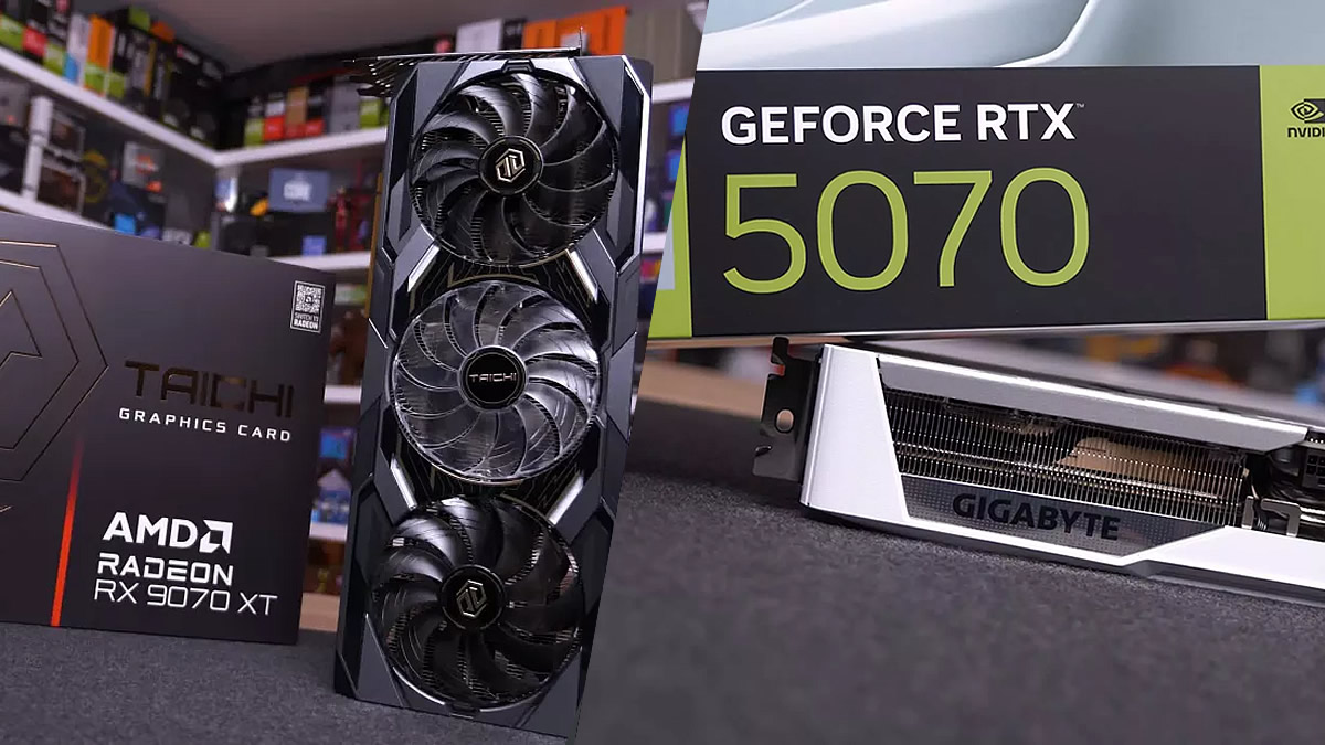 La GeForce RTX 5070 face à la Radeon RX 9070 XT : Qui gagne