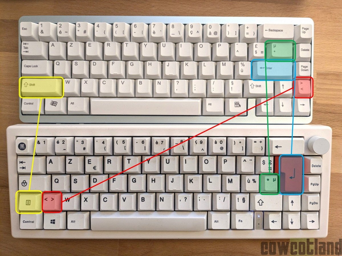 Transformer un clavier mécanique ANSI-US (''Qwerty'') en ANSI-FR ...
