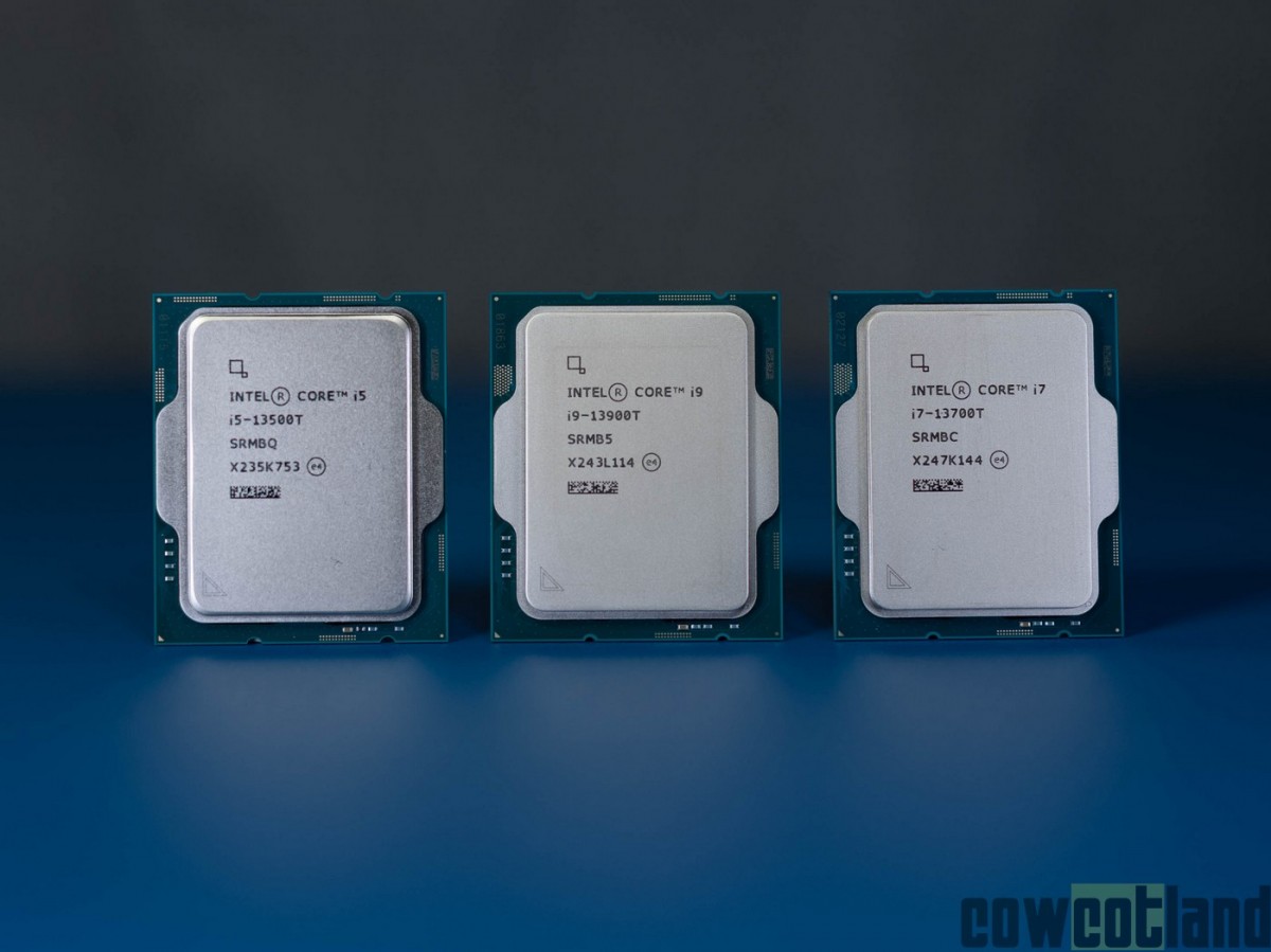 Test processeurs : Intel 13500T, 13700T et 13900T, idéal pour les ...