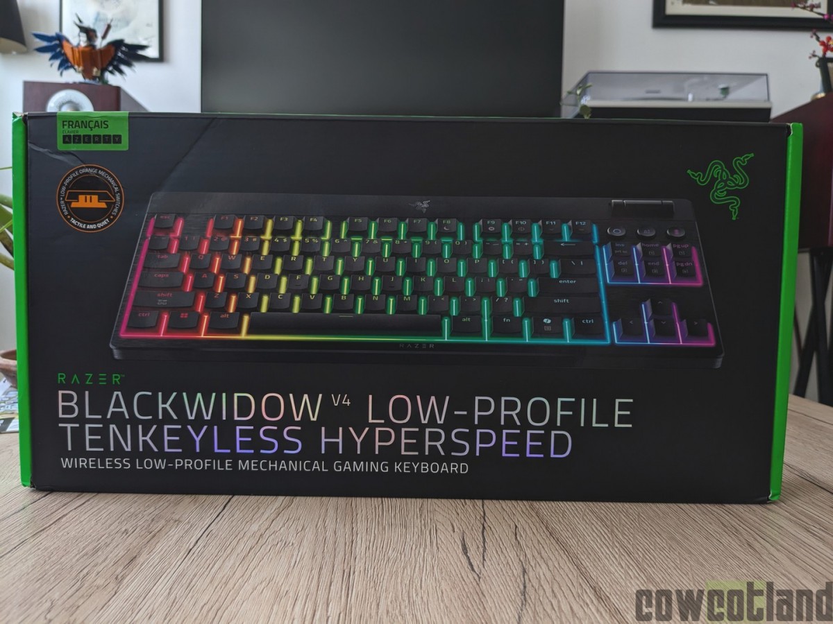 Test Razer BlackWidow V4 Low-profile HyperSpeed : Du PBT pour les ...
